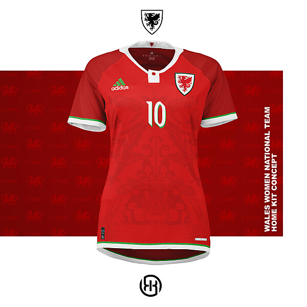 Wales | Home women kit concept