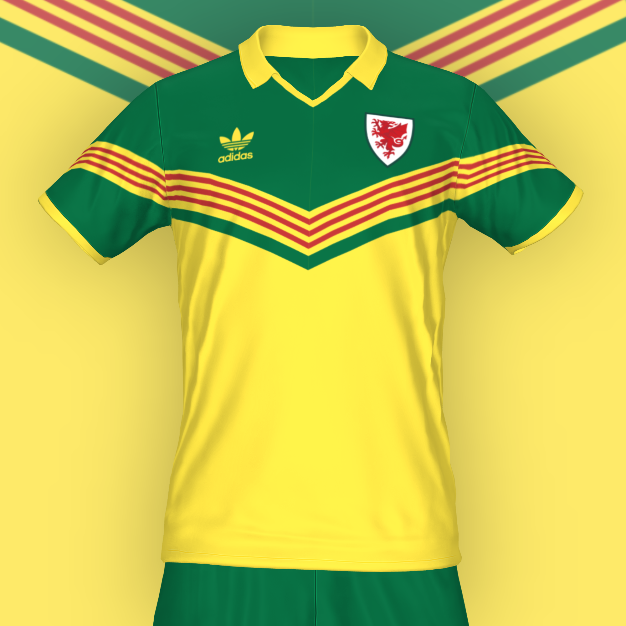 Wales away concept